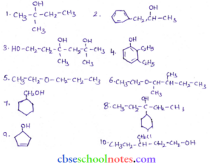 Important Questions for Class 12 Chemistry Chapter 7 Alcohols, Phenols ...