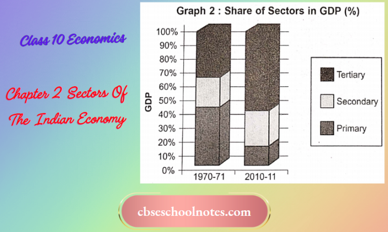 NCERT Solutions For Class 10 Economics Chapter 2 Sectors Of The Indian ...