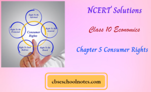 NCERT Class 10 Economics Chapter 5 Consumer Rights Very Short Answer ...