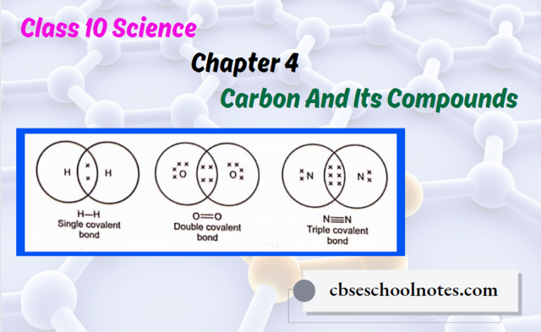 NCERT Solutions For Class 10 Science Chapter 4 Carbon And Its Compounds ...