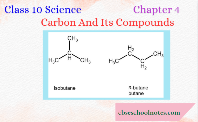 NCERT Solutions For Class 10 Science Chapter 4 Carbon And Its Compounds ...