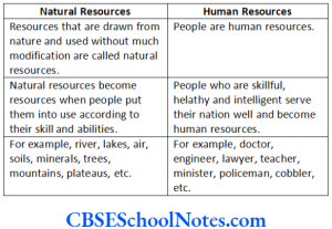 CBSE Class 8 Geography Chapter 8 Chapter 1 Resources Notes - CBSE ...