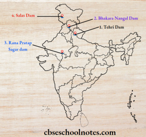 CBSE Class 10 For Geography Map Pointing Major Dams And Hydro ...