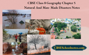 CBSE Class 8 Geography Chapter 5 Natural And Man- Made Disasters Notes ...
