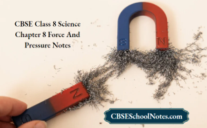 CBSE Class 8 Science Chapter 8 Force And Pressure Notes - CBSE School Notes